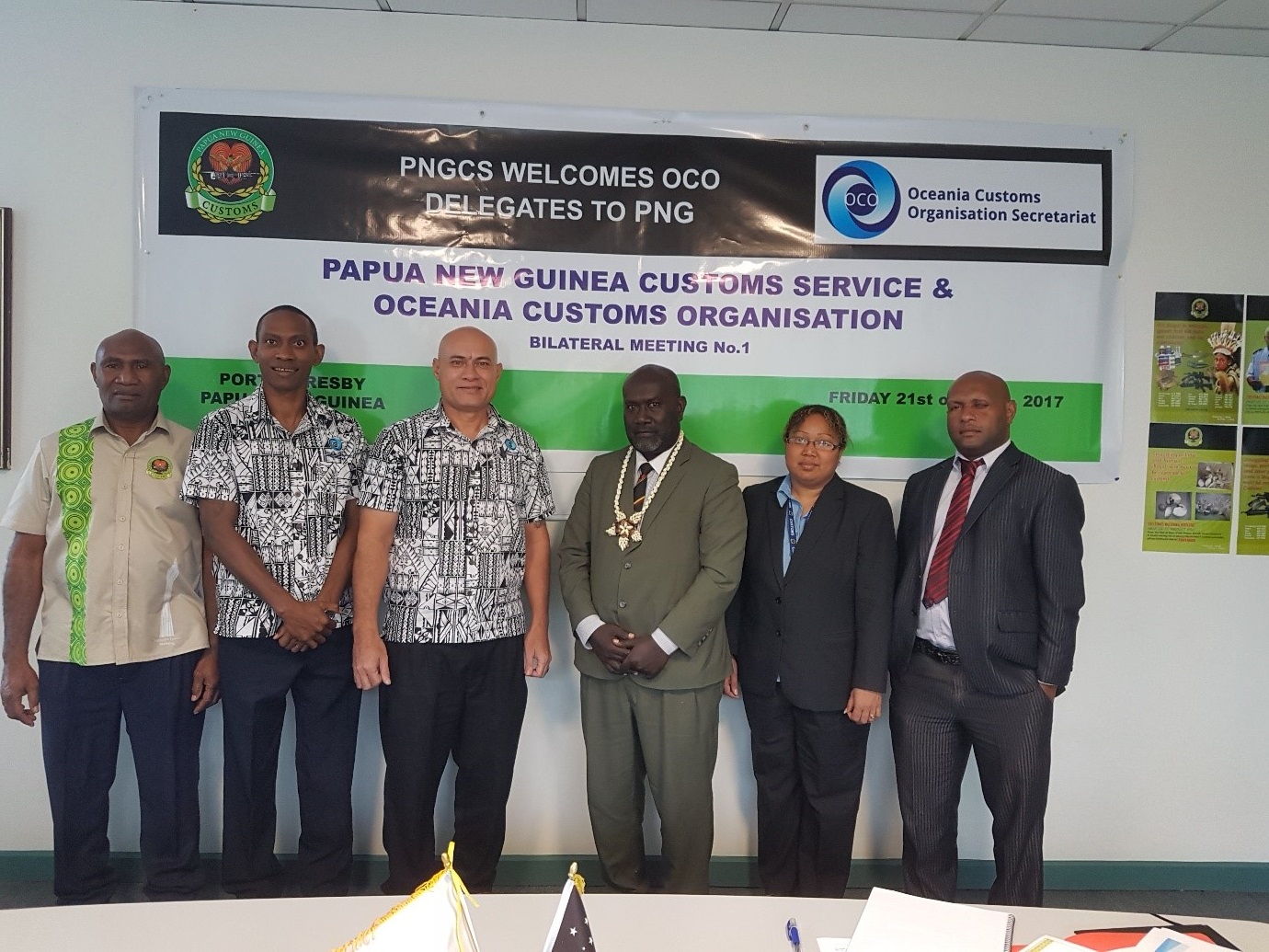 Bilateral Meeting between PNG Customs Service and OCO - Oceania Customs ...