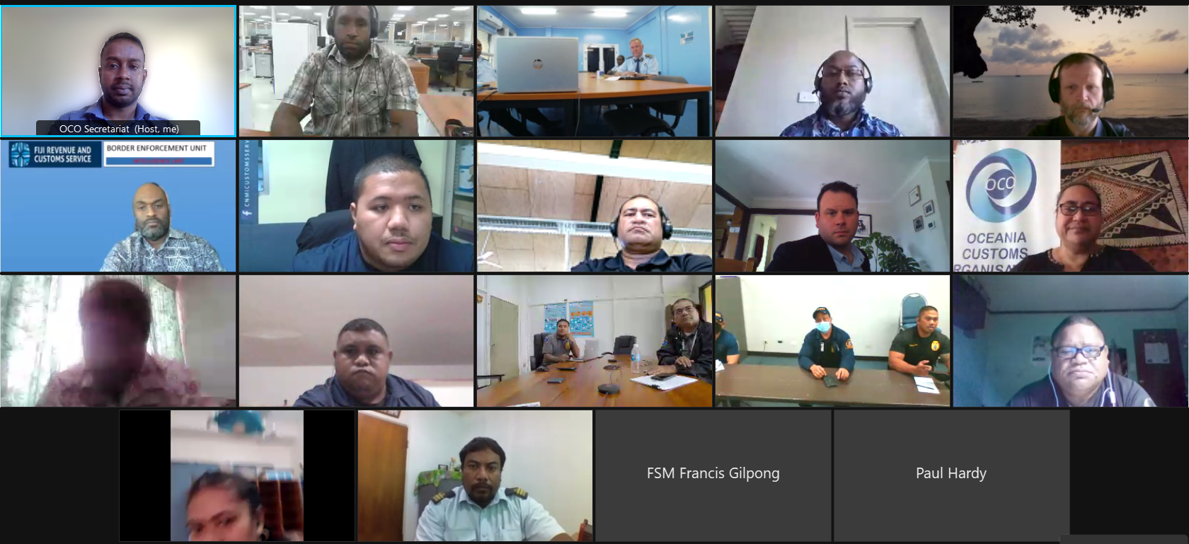 OCO and ABF host third OPSCA Regional Coordinators Forum WP06/12 ...