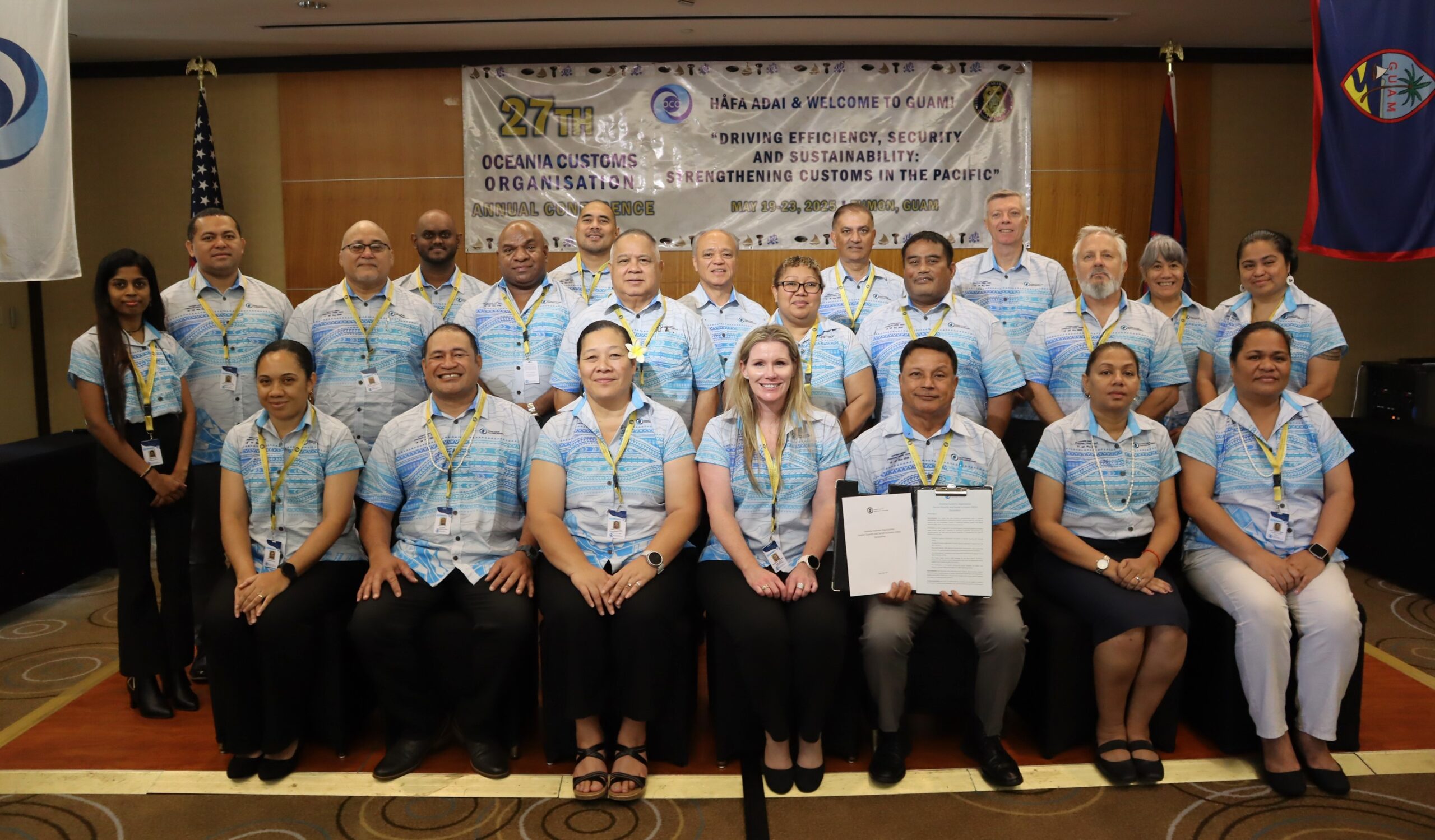 PACIFIC CUSTOMS ADMINISTRATIONS SIGN LANDMARK GENDER EQUALITY ...